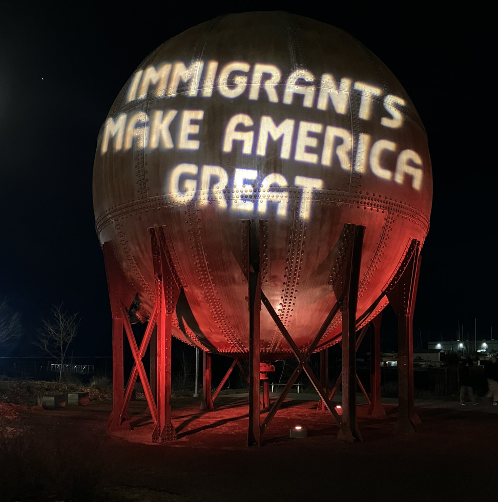 Pro-Immigrant Projection! - Backbone Campaign